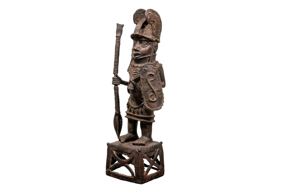 Benin bronze figure - SOLD - Dune Art Jewelry